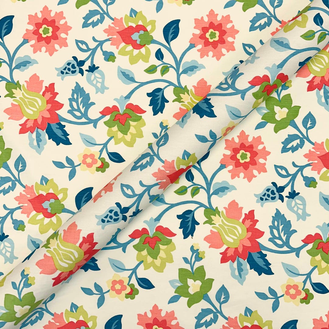 Upholstery Fabric Arcadia Floral Paradise for Sofas Chairs Cushions ...