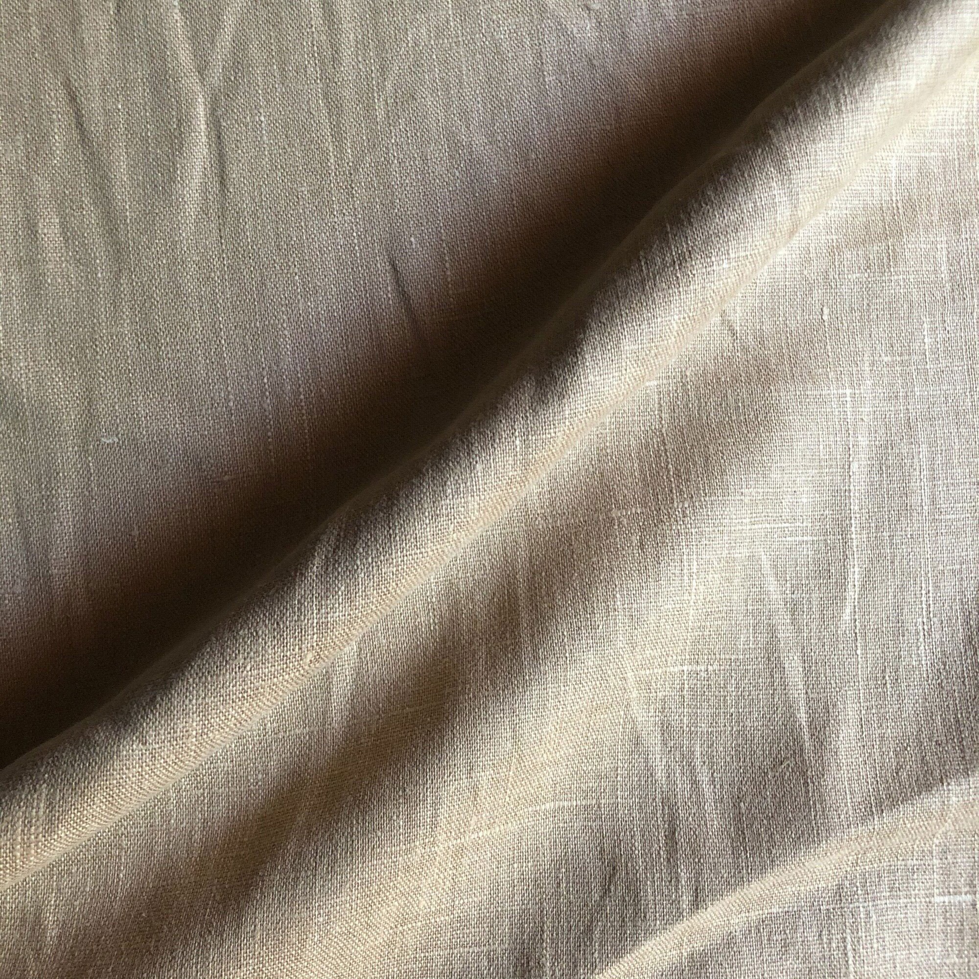 Wheat Contemporary Solid Linen Upholstery Fabric 54 - Etsy