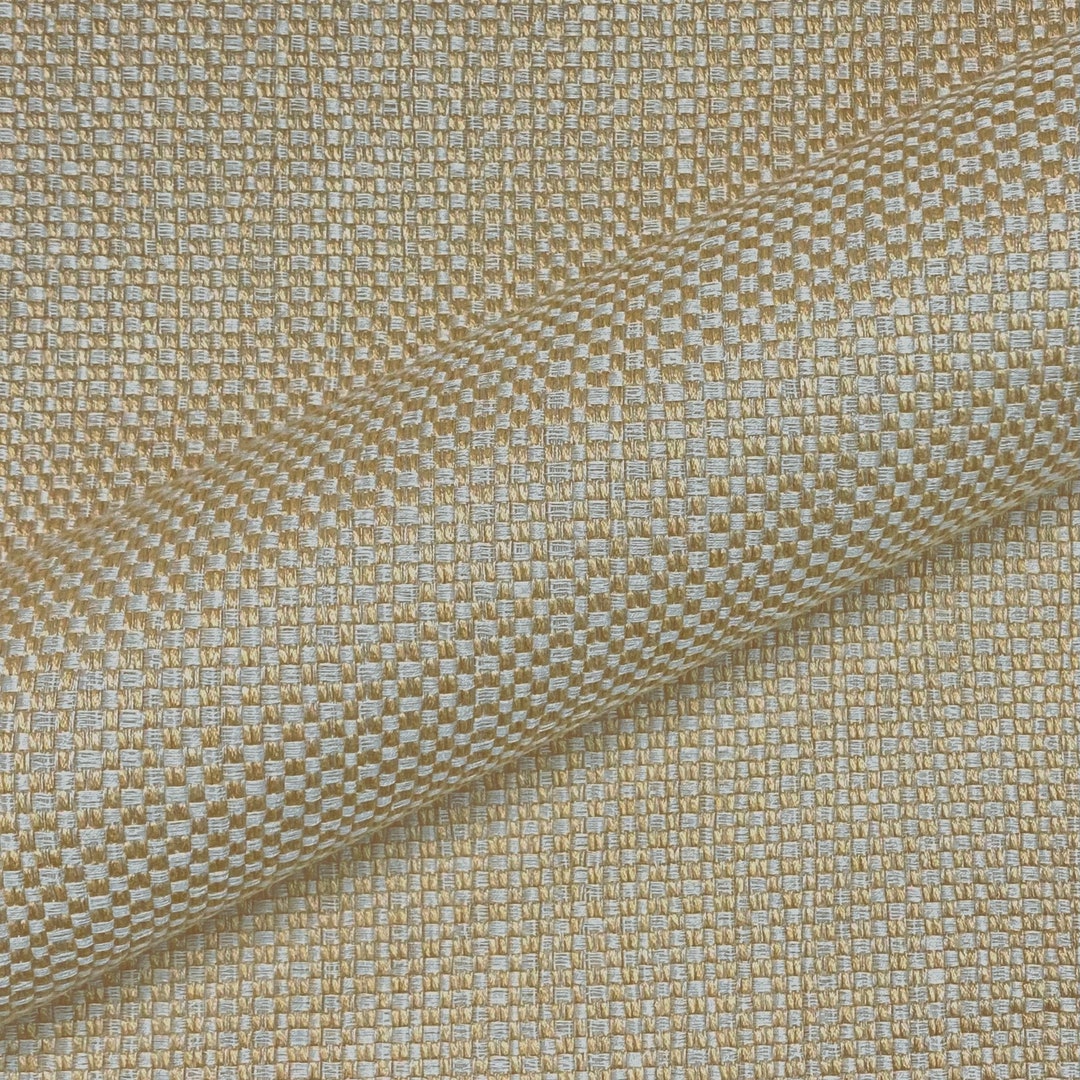 Quadrato Vanilla Woven Upholstery Fabric 54 - Etsy