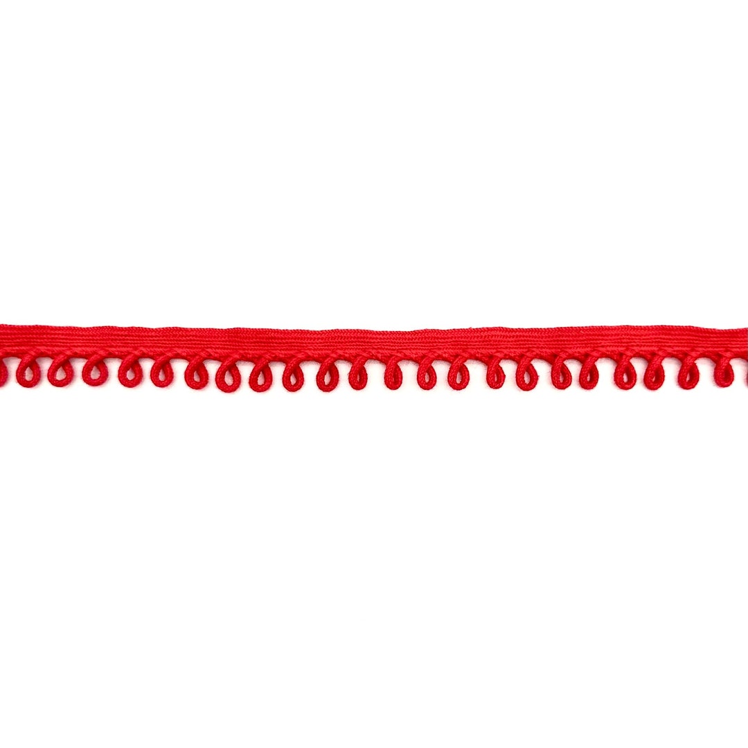 Red Scarlet High Quality Decorative Gimp Loop Trim by the Yard - Etsy