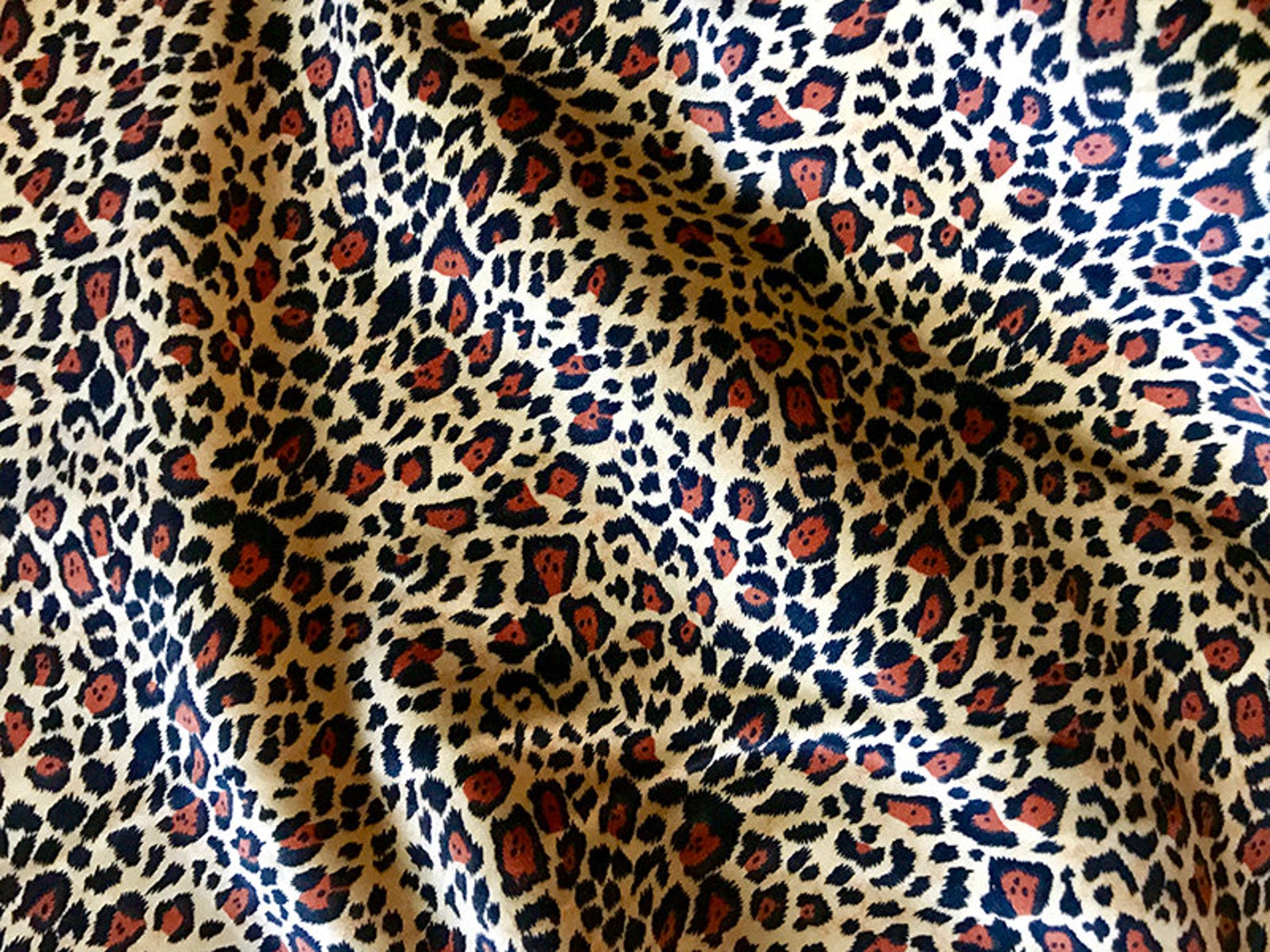 Red Spotted Print Upholstery Fabric by the Yard 44 | Etsy