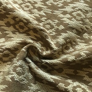 Beige Bohemian Aztec Woven Upholstery Fabric 54 - Etsy