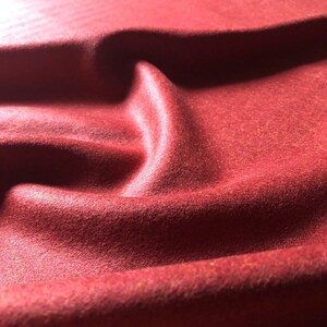 Cherry Red Solid Felt Upholstery Fabric 54" - Etsy