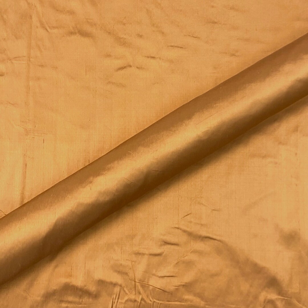 Serico Rust Silk Fabric 54 - Etsy