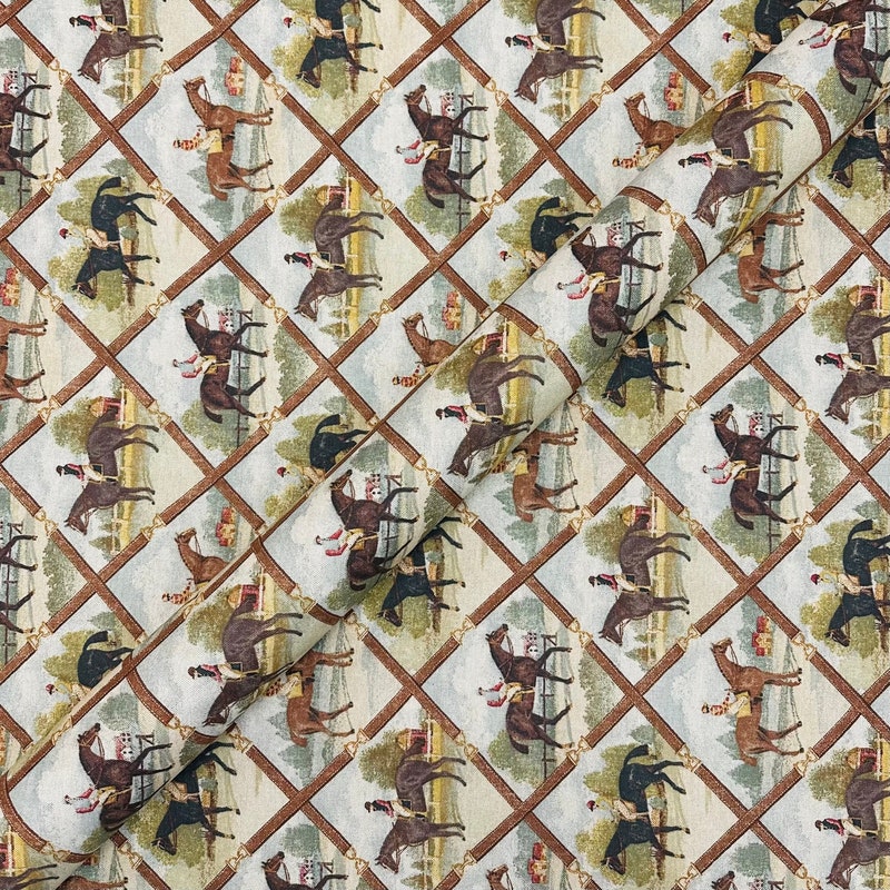 Equestrian Fabric - Etsy