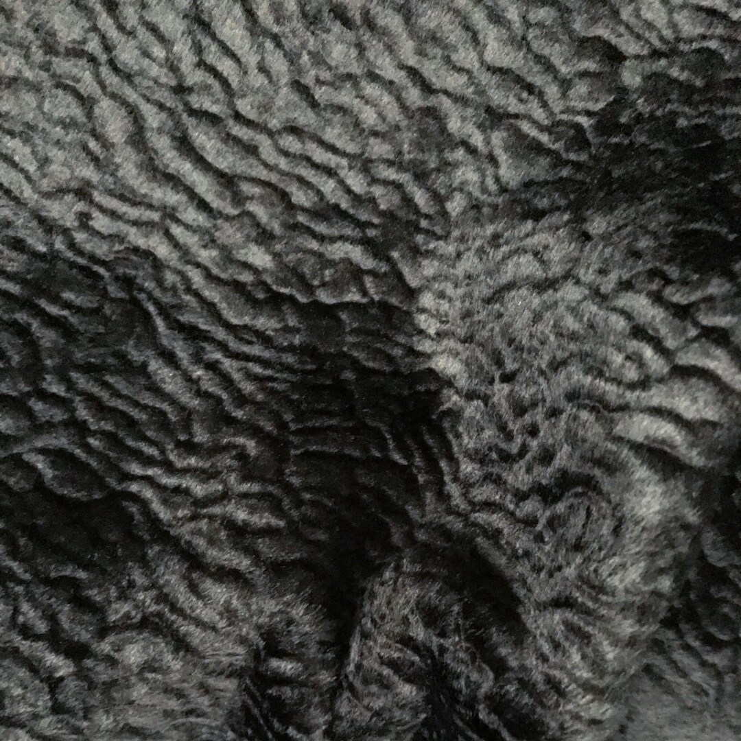 Black Luxe Faux Fur Pile Fabric by the Yard - 54" - Etsy