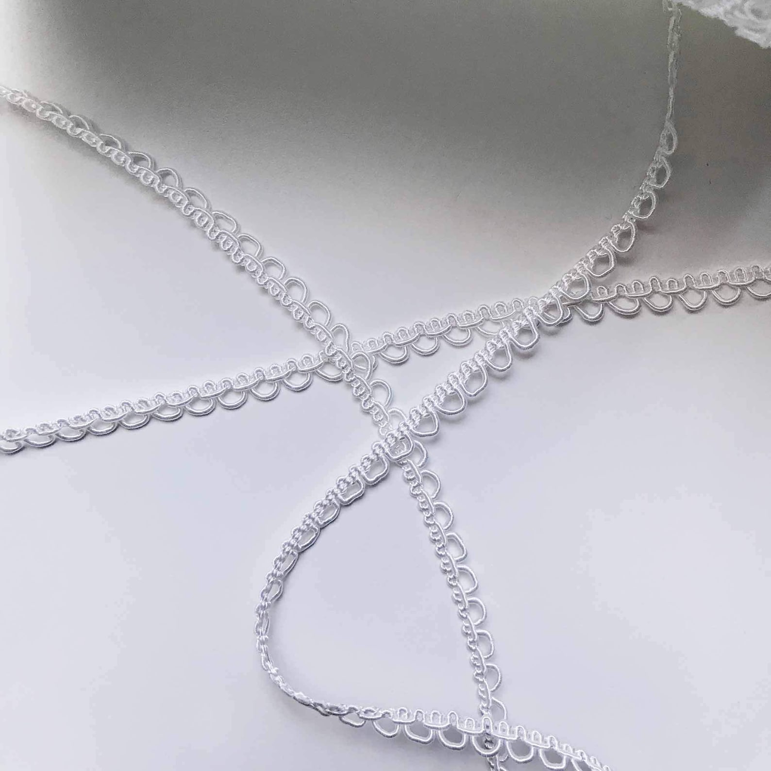 White High Quality Decorative Loop Trim by the Yard | Etsy