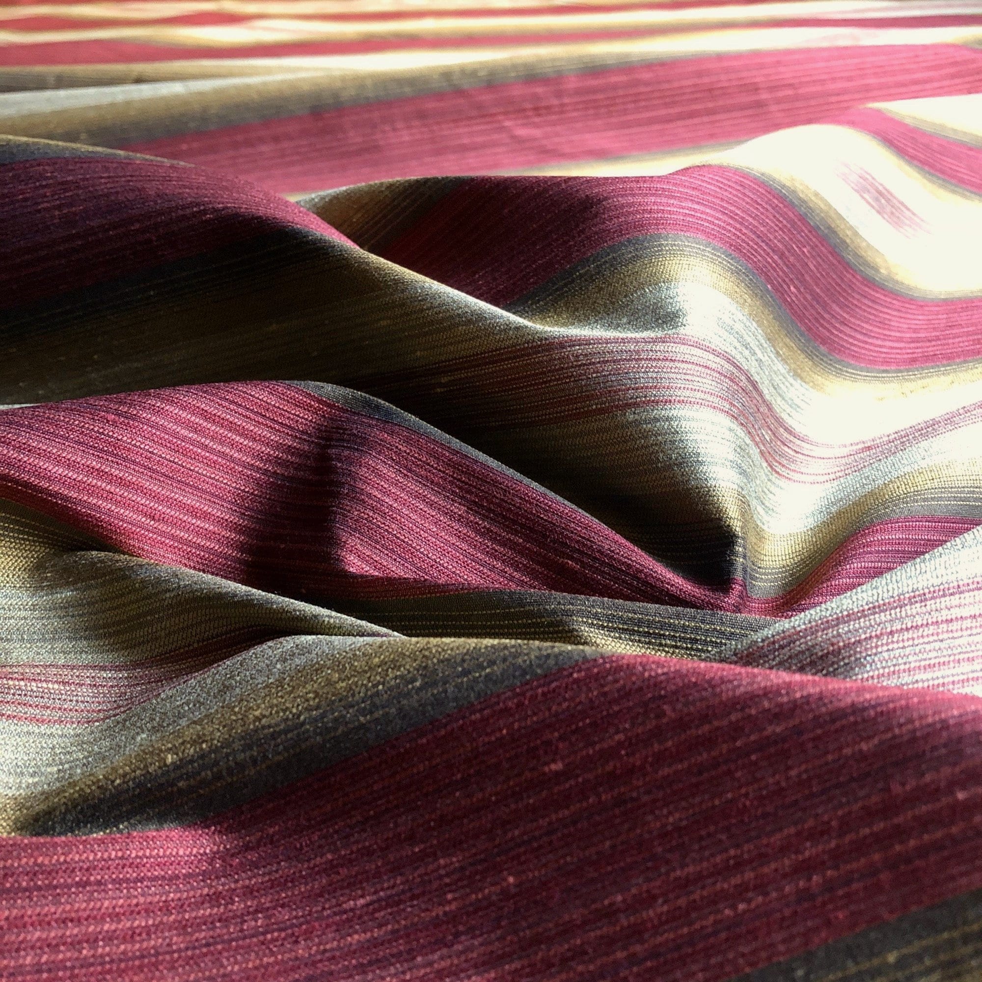 Festival Garnet Woven Stripe Upholstery Fabric 54 - Etsy