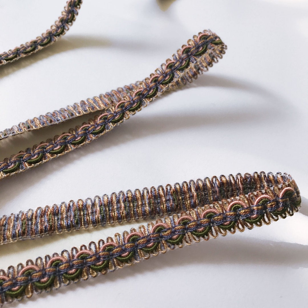 Olive Green and Blush Pink High Quality Decorative Gimp Trim by the ...