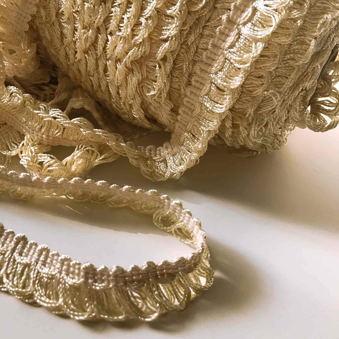Ivory High Quality Decorative Loop Trim by the Yard | Etsy