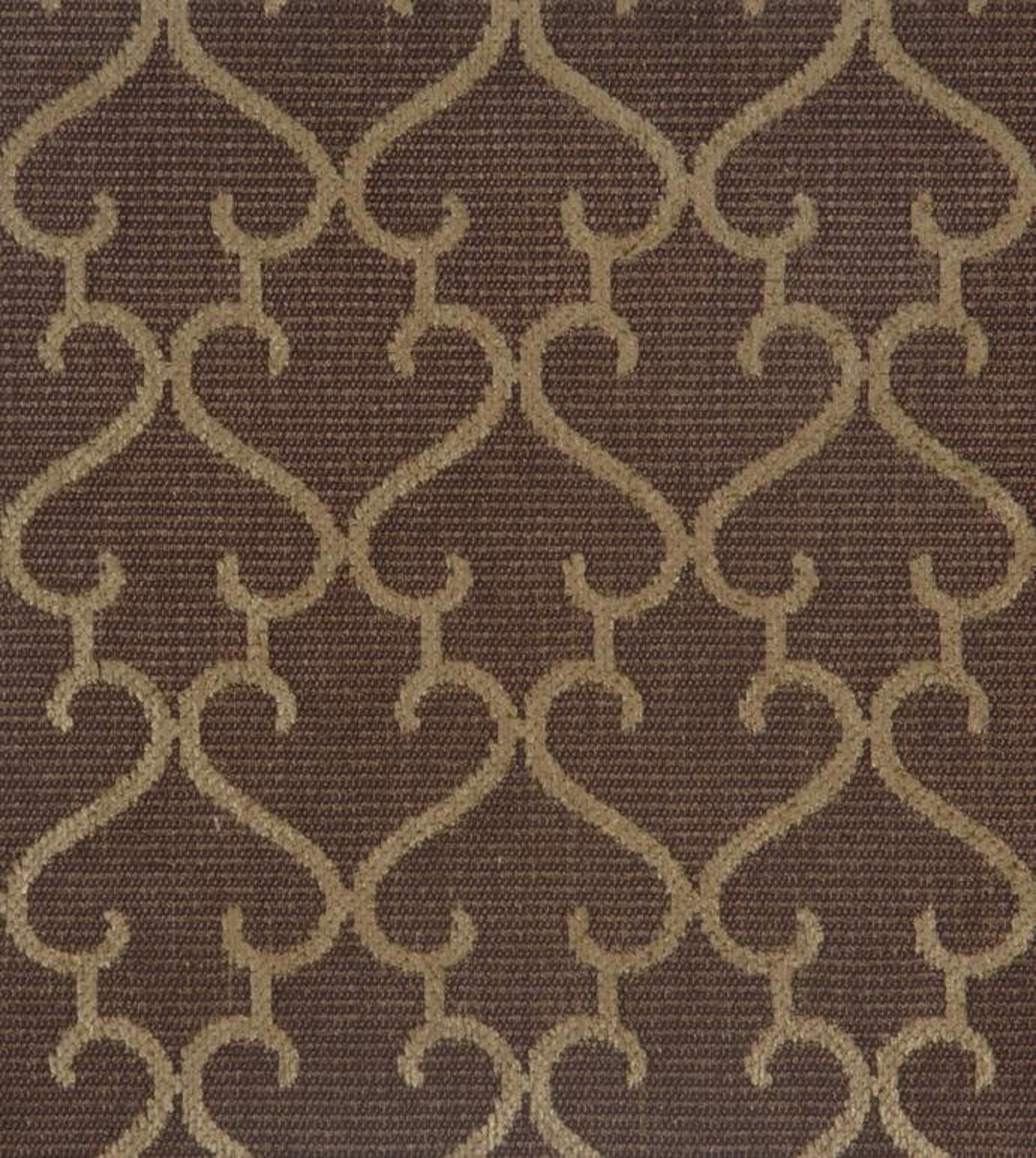 Brown Beige Patterned Upholstery Fabric - Etsy