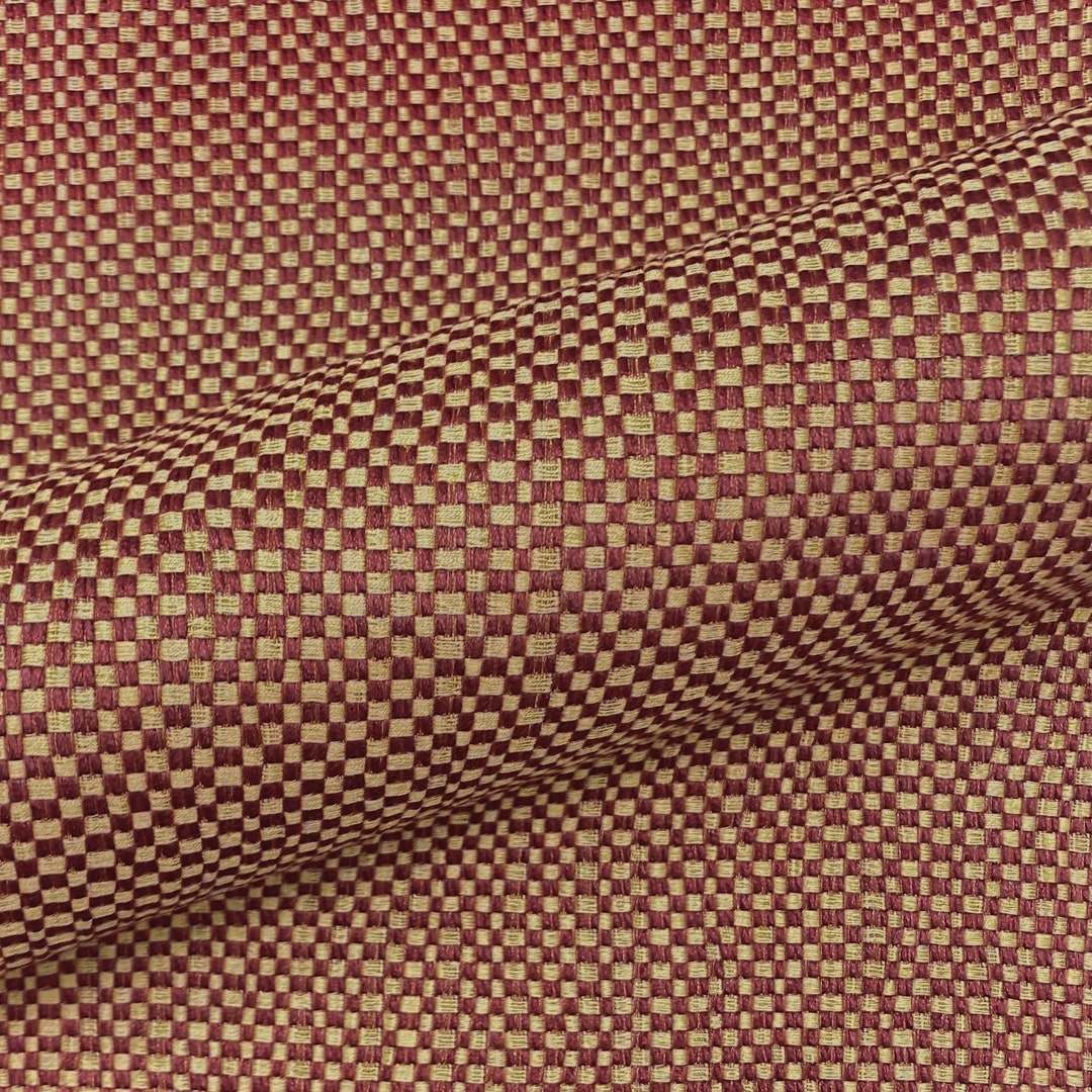 Quadrato Merlot Woven Upholstery Fabric 54 - Etsy