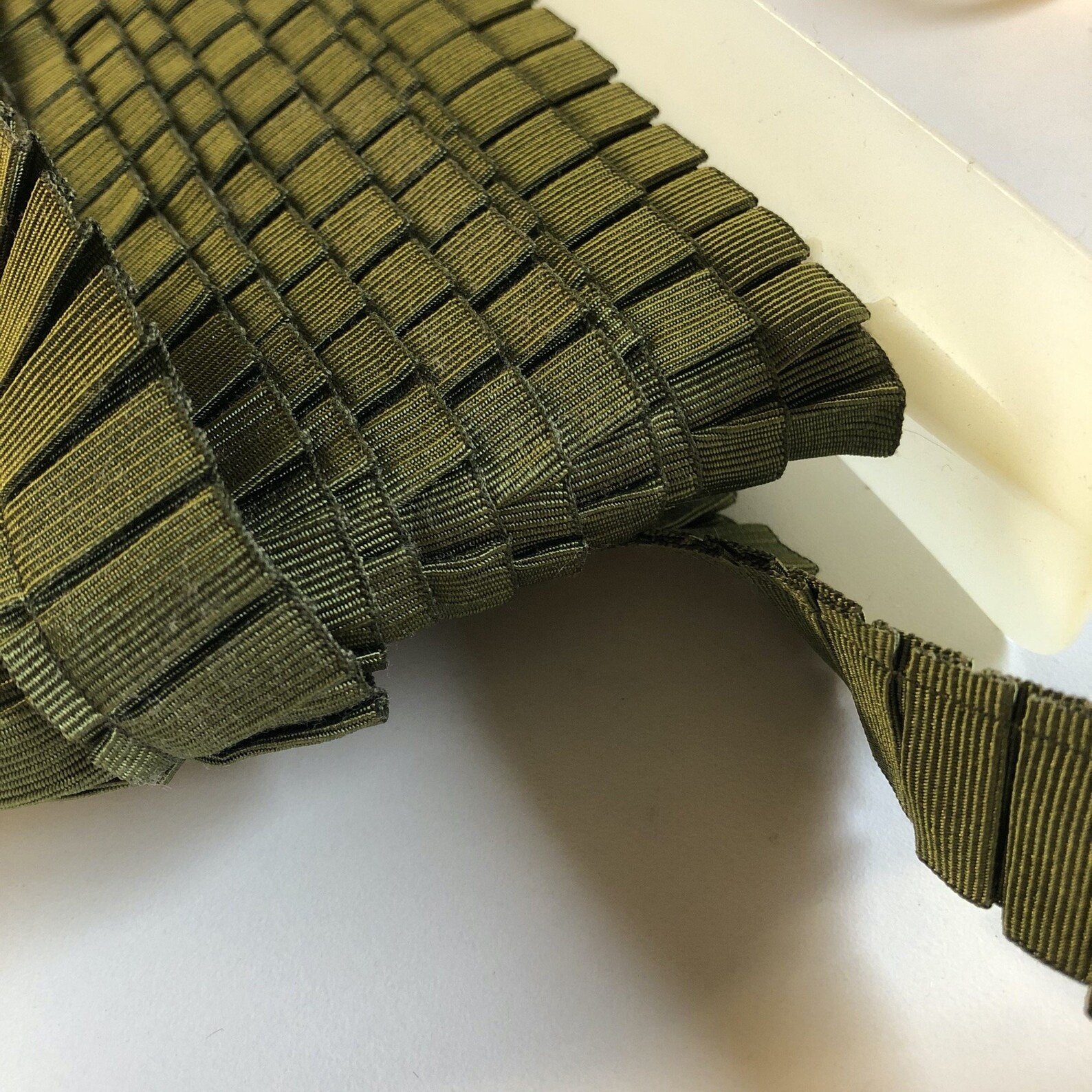 Olive High Quality Decorative Pleated Ribbon Trim by the yard | Etsy