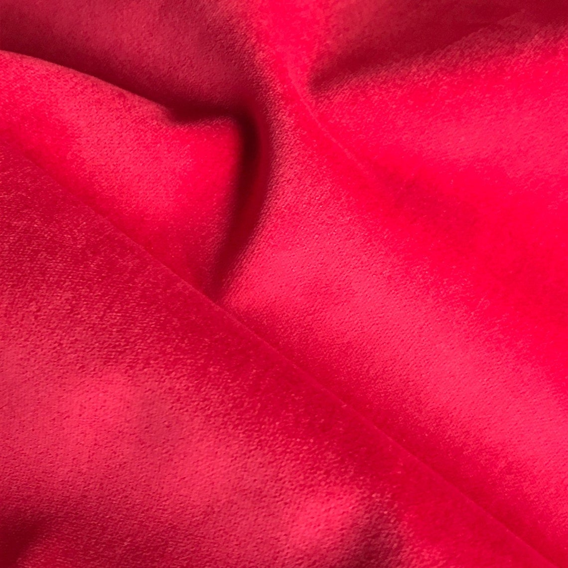 Red Velvet Upholstery Fabric | Etsy