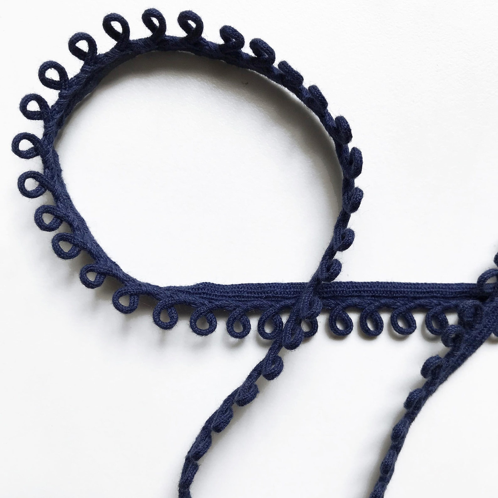 Navy Blue High Quality Decorative Loop Trim by the Yard - Etsy