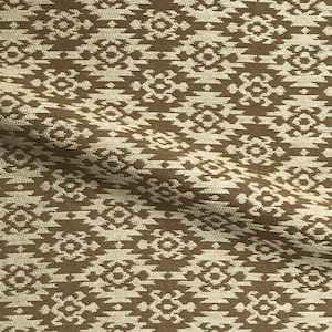 Beige Bohemian Aztec Woven Upholstery Fabric 54 - Etsy