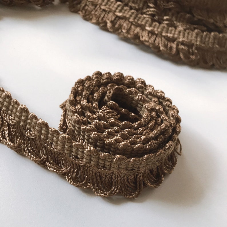 Brown High Quality Decorative Loop Trim by the Yard - Etsy