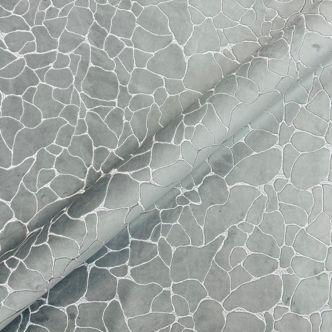 Graphite Modern Abstract Upholstery Fabric 54" - Etsy