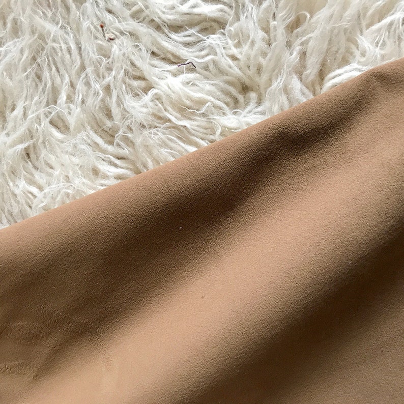 Camel Suede Velvet Blend Upholstery Fabric - Etsy
