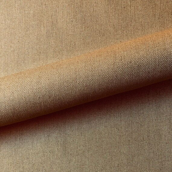 Rustic Golden Brown Solid Canvas Upholstery Fabric 54 | Etsy