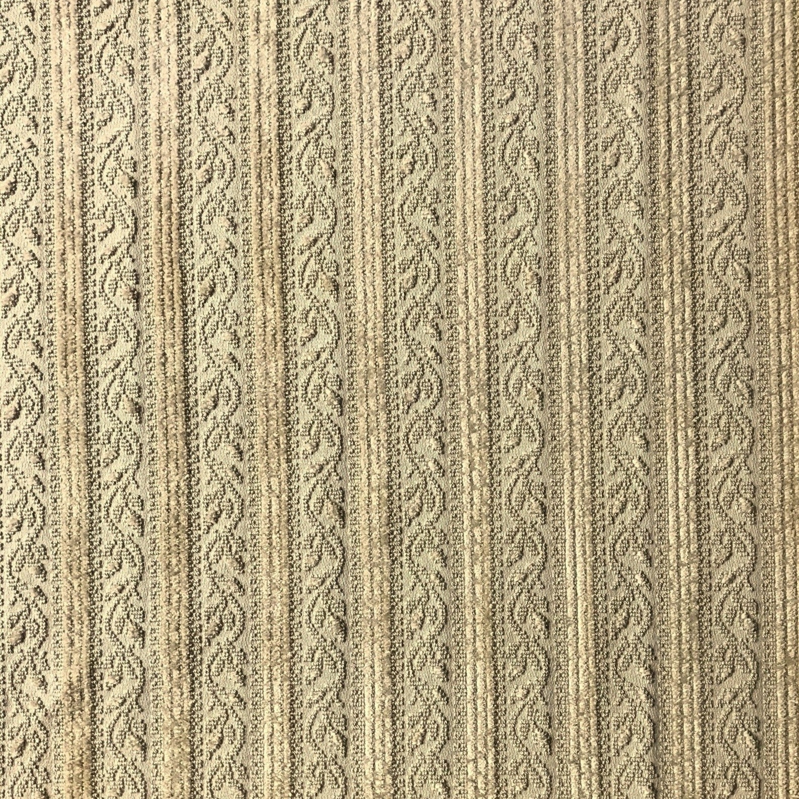 Tan Textured Floral Stripe Upholstery Fabric 54 - Etsy