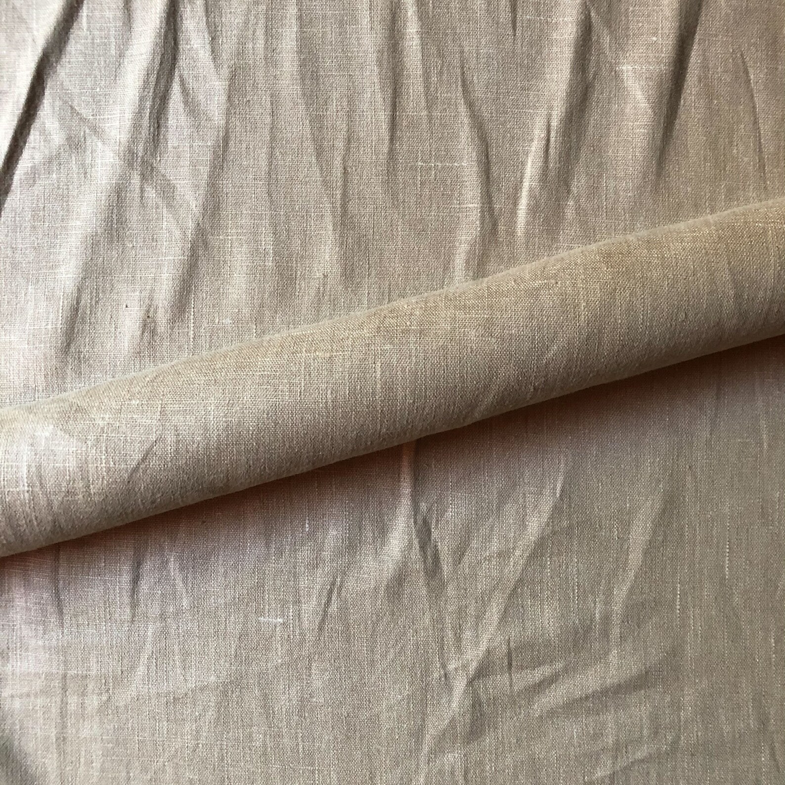 Wheat Contemporary Solid Linen Upholstery Fabric 54 - Etsy