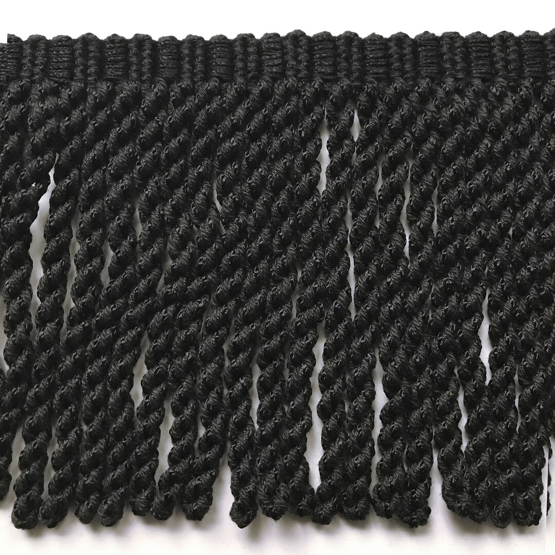Black High Quality Decorative Bullion Fringe Trim by the Yard for ...