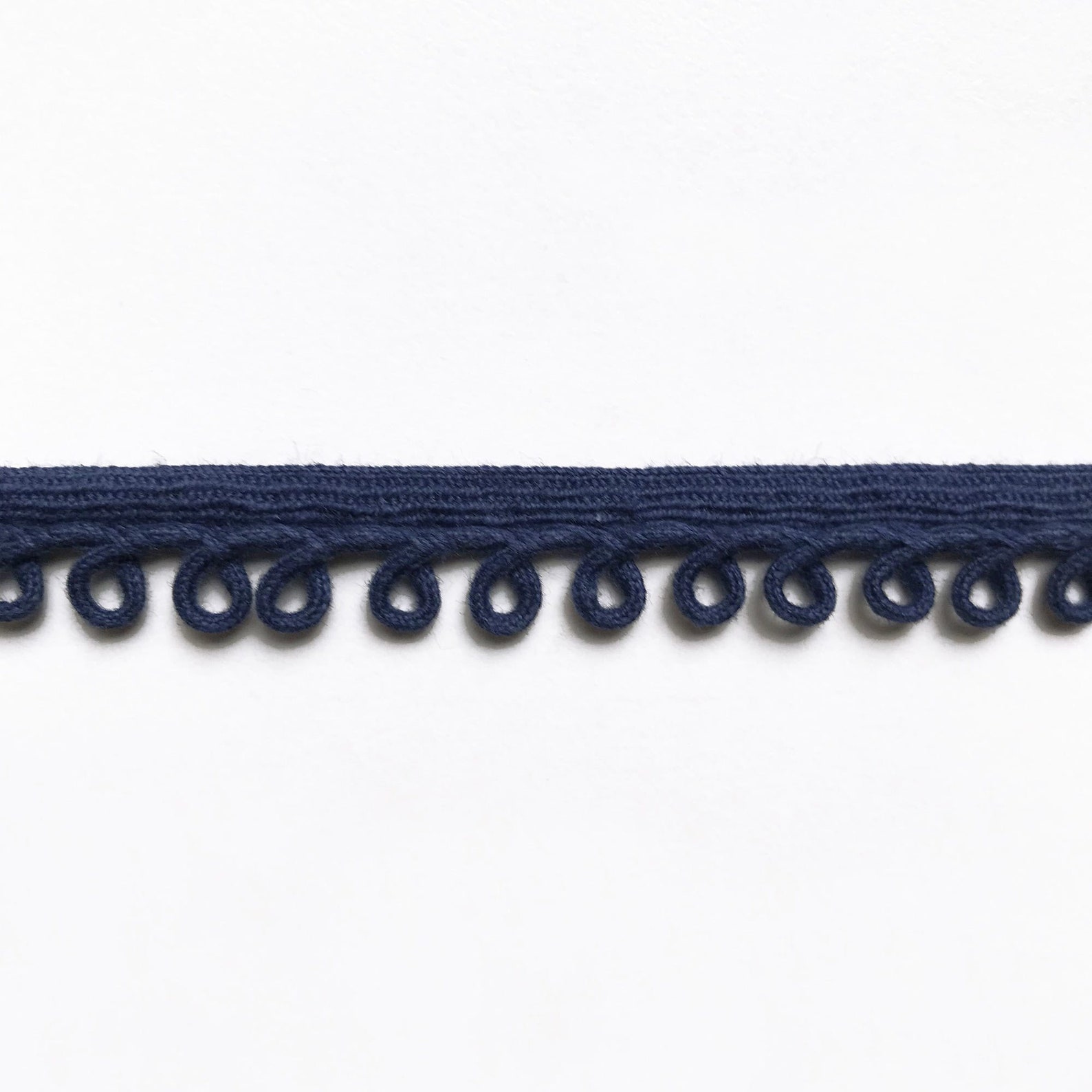 Navy Blue High Quality Decorative Loop Trim by the Yard - Etsy
