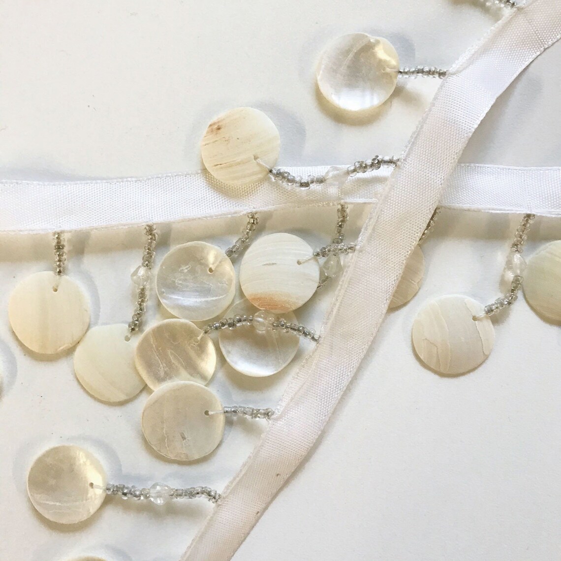 Champagne Metallic High Quality Decorative Beaded Trim by the | Etsy