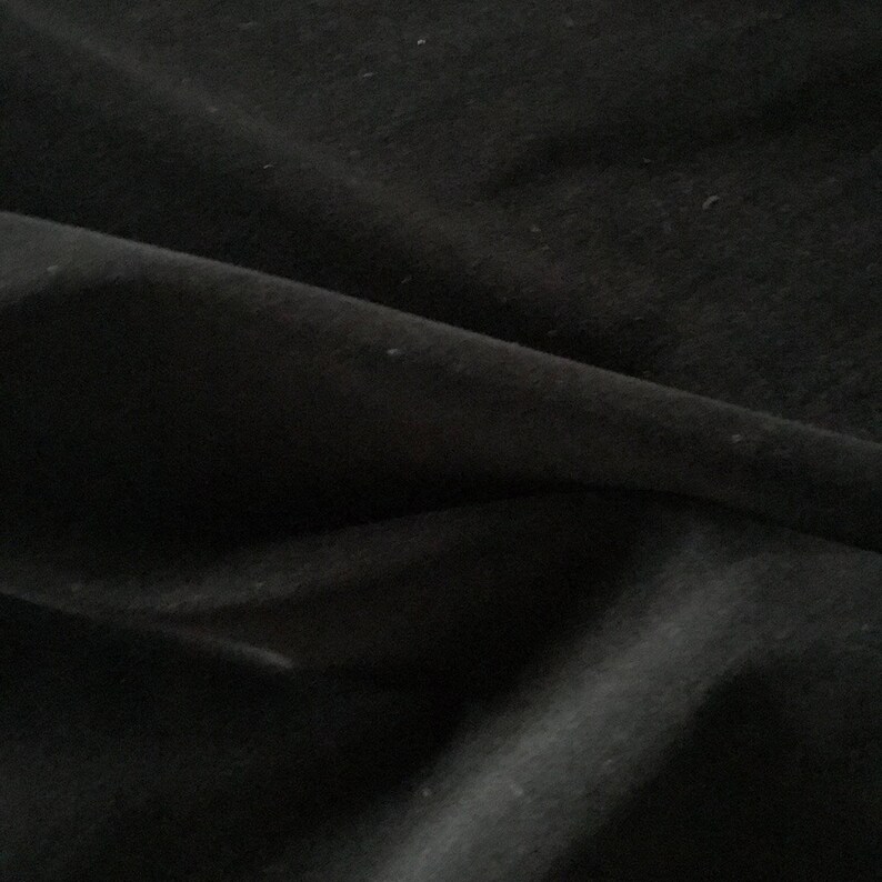 Black Velvet Luxury Upholstery Fabric - Etsy