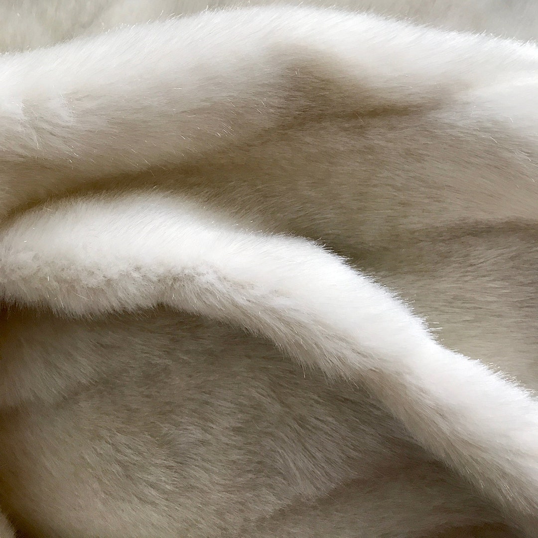 Ivory Faux Fur Upholstery Fabric - Etsy