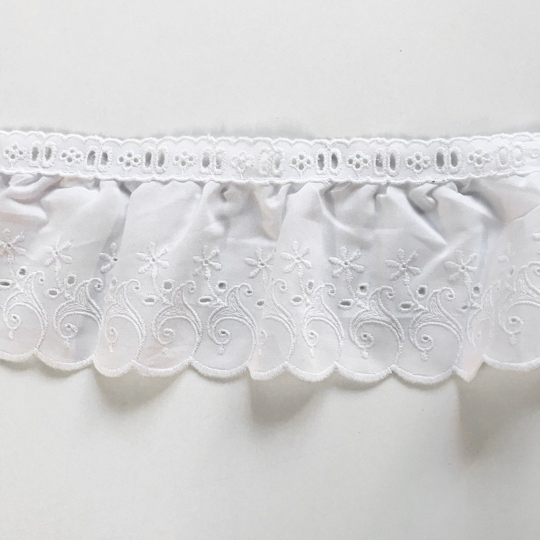 White High Quality Decorative Lace Trim by the Yard - Etsy