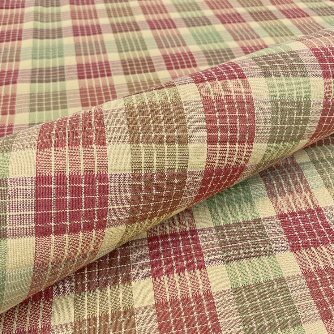 Autumn Farmhouse Plaid Upholstery Fabric 54 - Etsy