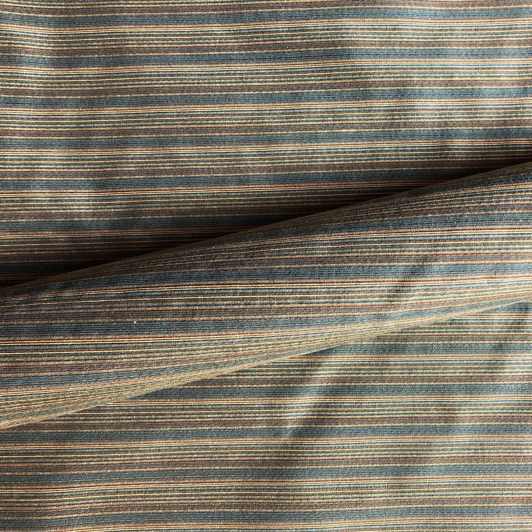 Hazelnut Rustic Stripe Jacquard Upholstery Fabric 54" - Etsy