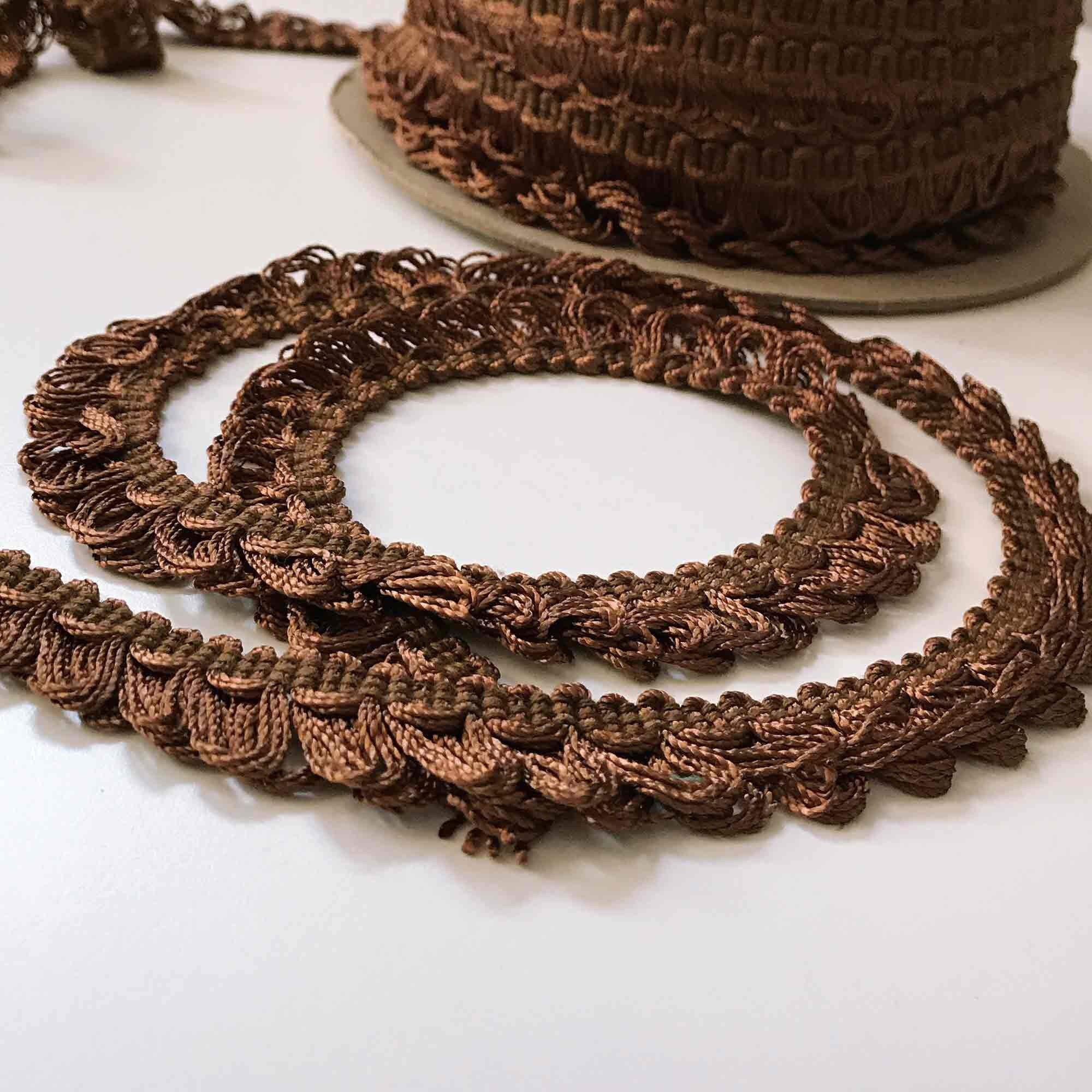 Brown High Quality Decorative Loop Trim by the yard | Etsy