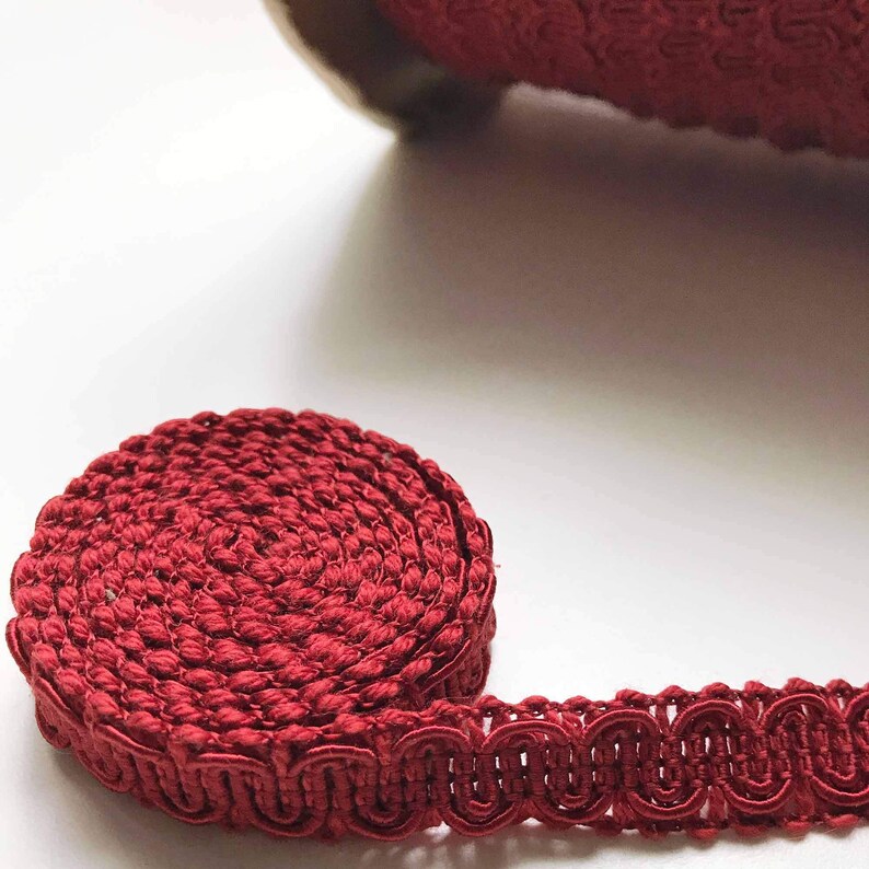 Saturated Red High Quality Decorative Gimp Trim by the Yard - Etsy