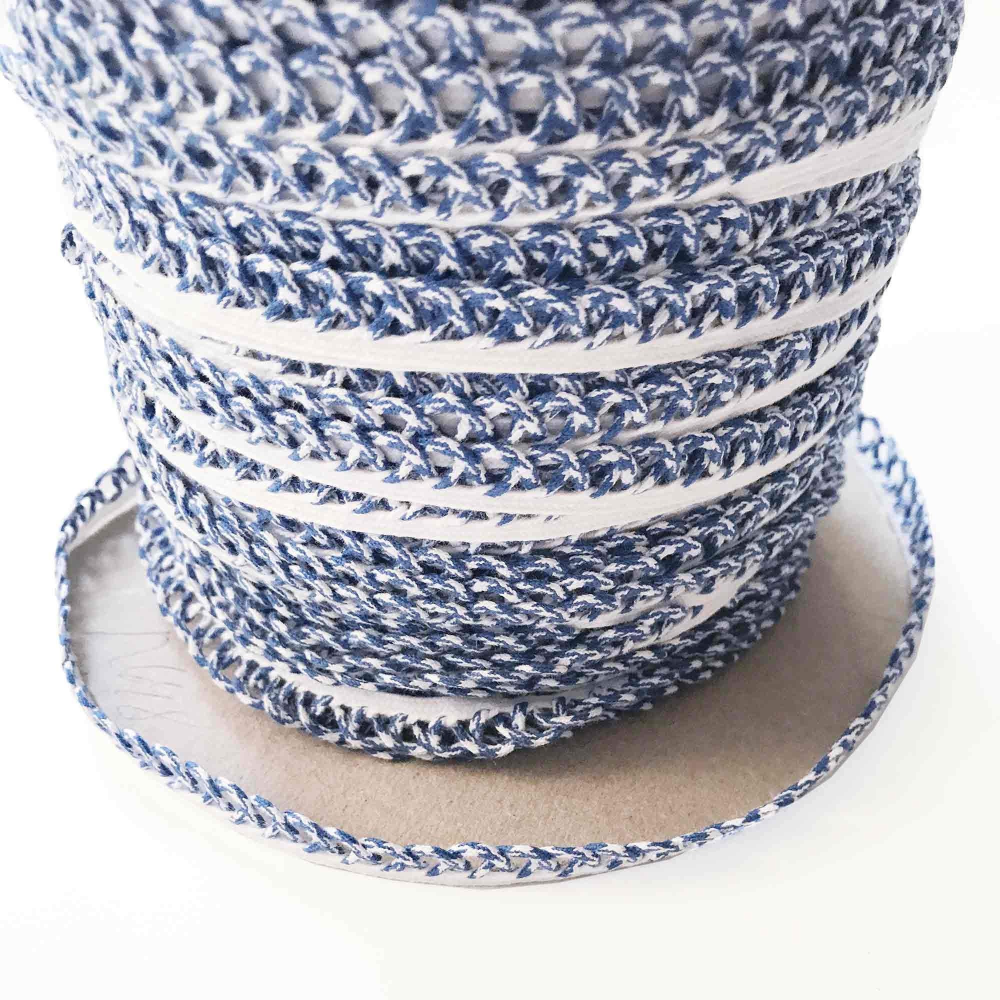 Blue and White High Quality Decorative Loop Trim by the Yard - Etsy