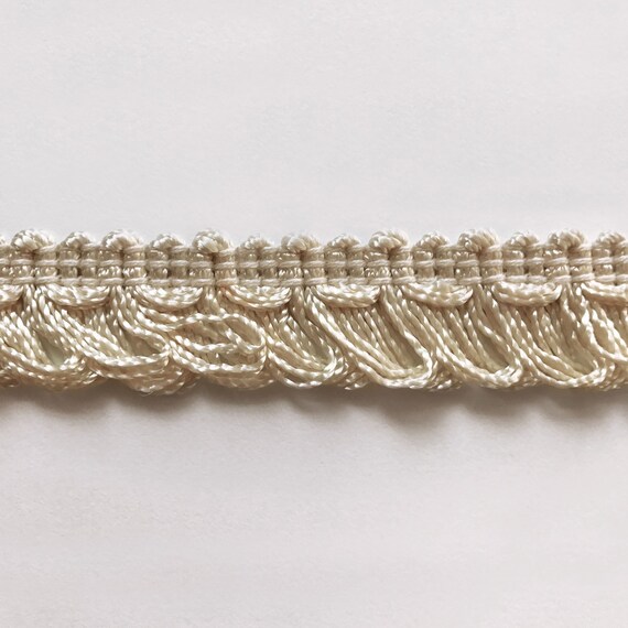 Ivory High Quality Decorative Loop Trim by the Yard | Etsy