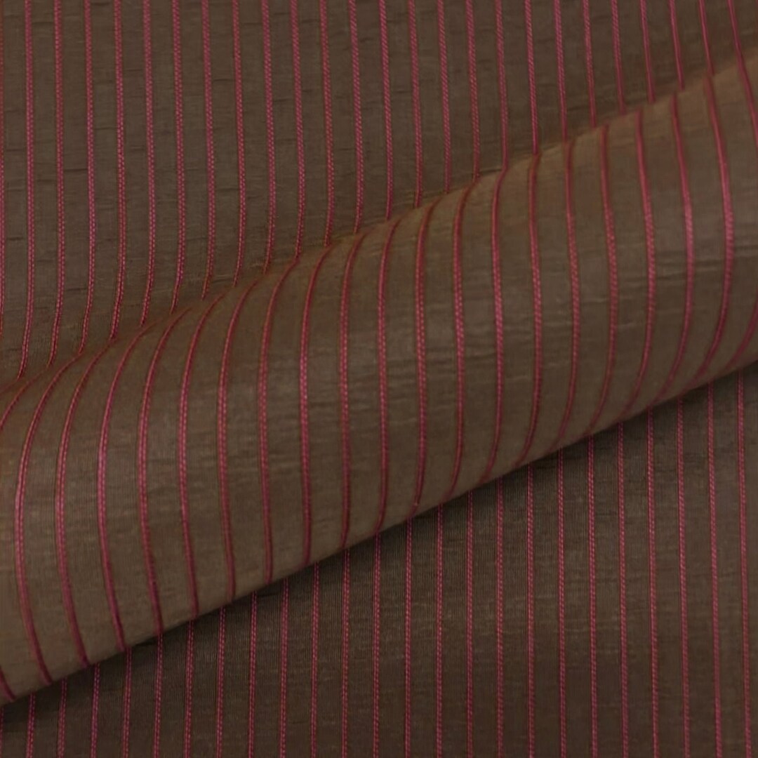 Laurel Truffle Striped Upholstery Fabric 58" - Etsy