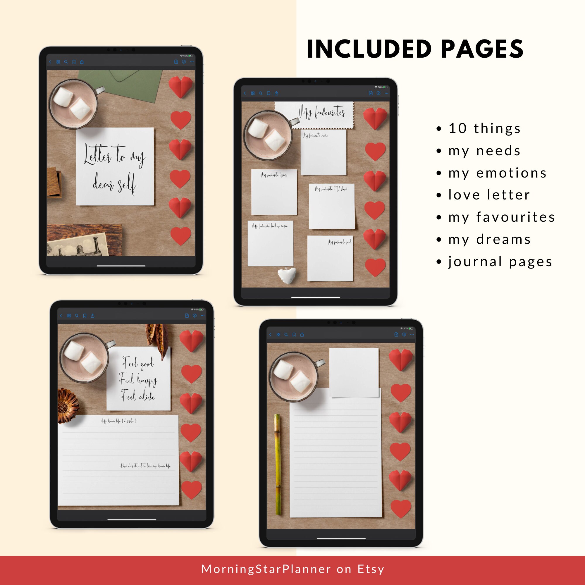 Self Discovery Digital Journal Goodnotes Journal Digital - Etsy