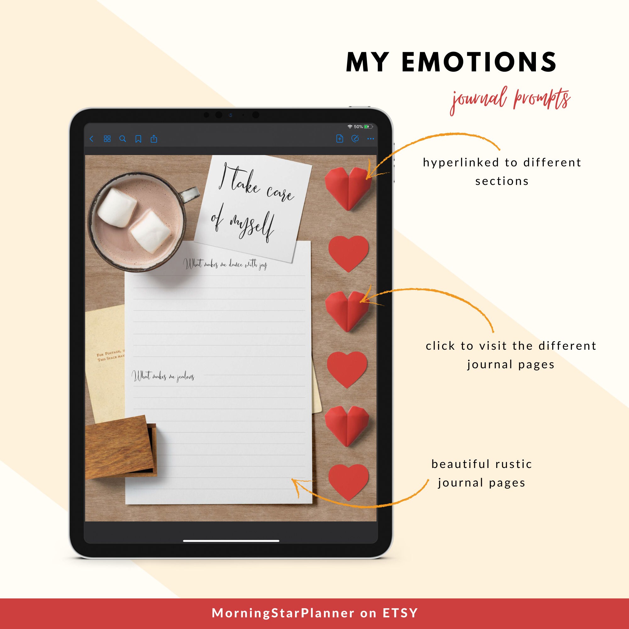 Self Discovery Digital Journal Goodnotes Journal Digital - Etsy