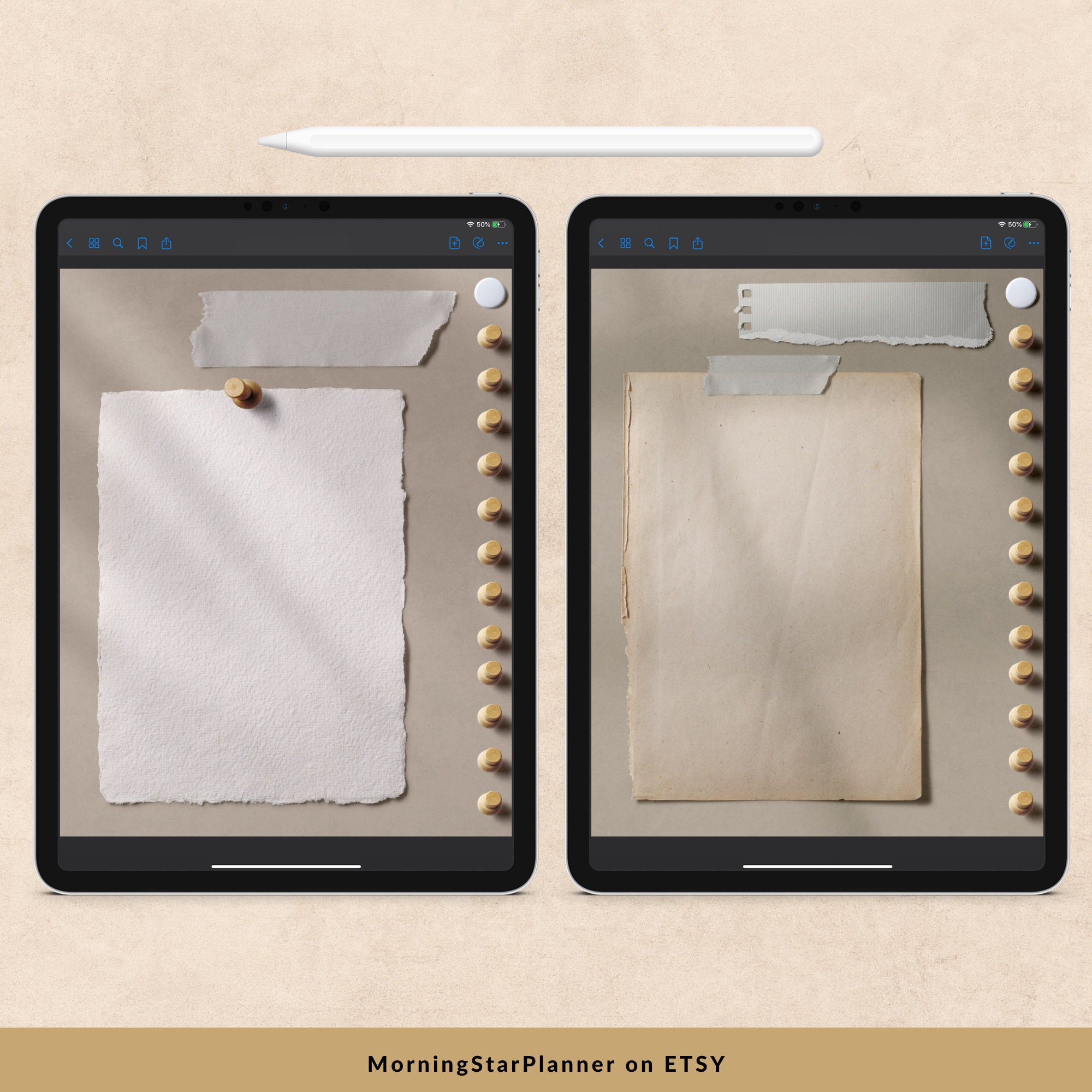 Digital Journal, Digital Notebook, Hyperlinked Planner Notebook ...