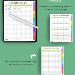 Digital Budget Planner, Digital Finance Planner, iPad Planner ...