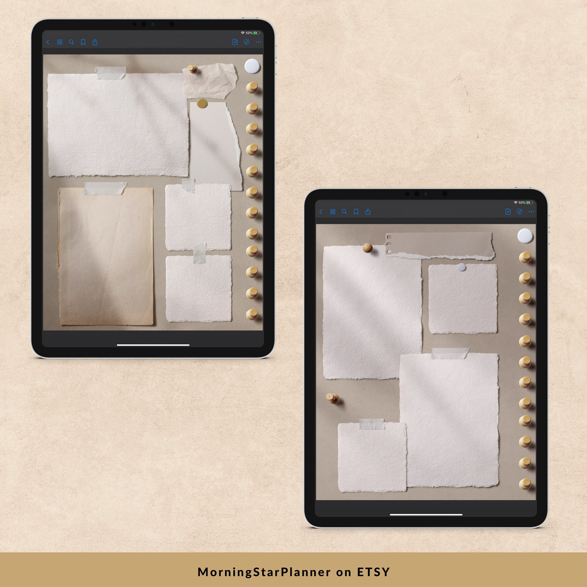 Digital Journal, Digital Notebook, Hyperlinked Planner Notebook ...