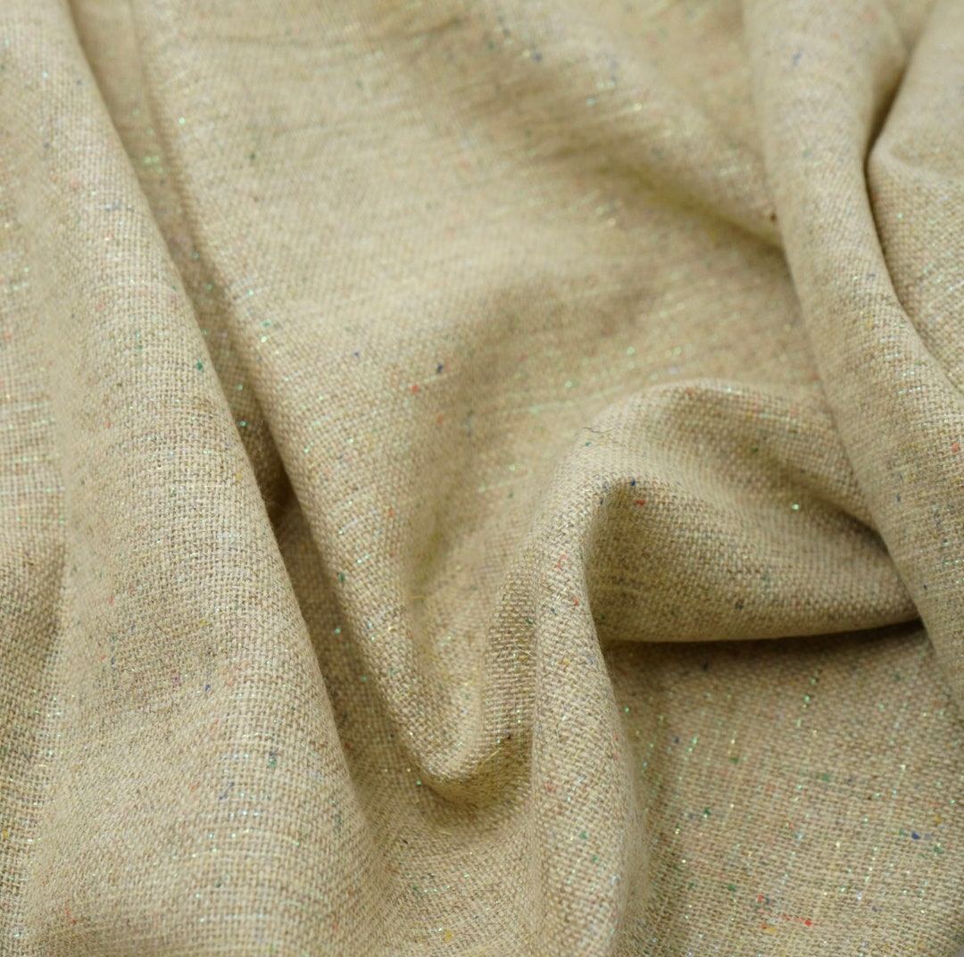 Wool Linen Fabric by the Yard - Etsy