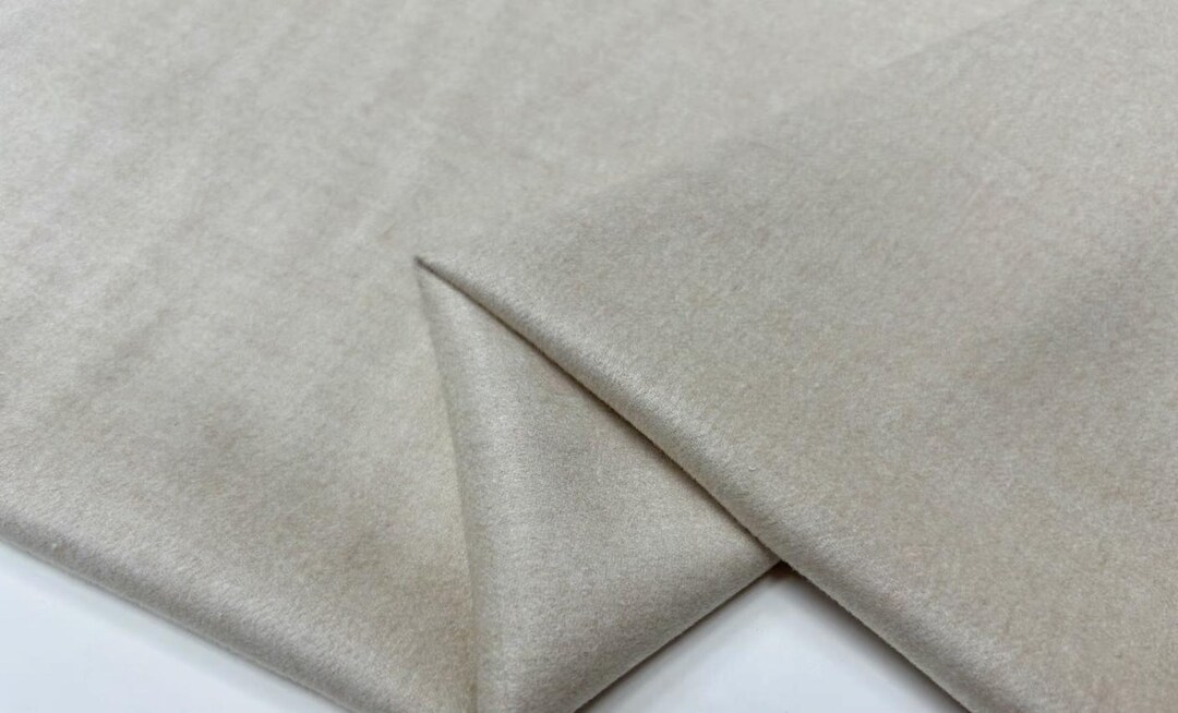 Silk Wool Camel Hair Fabric by the Yard - Etsy