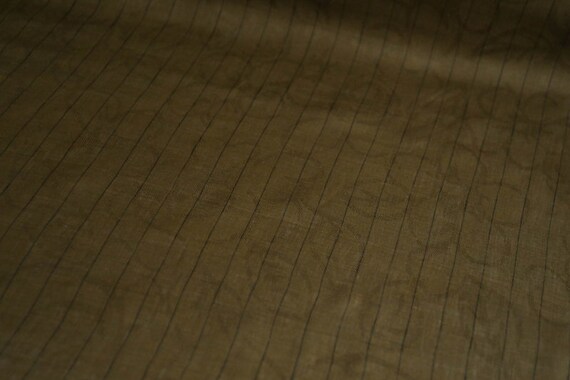 Striped Jacquard Linen Fabric by the Yard - Etsy