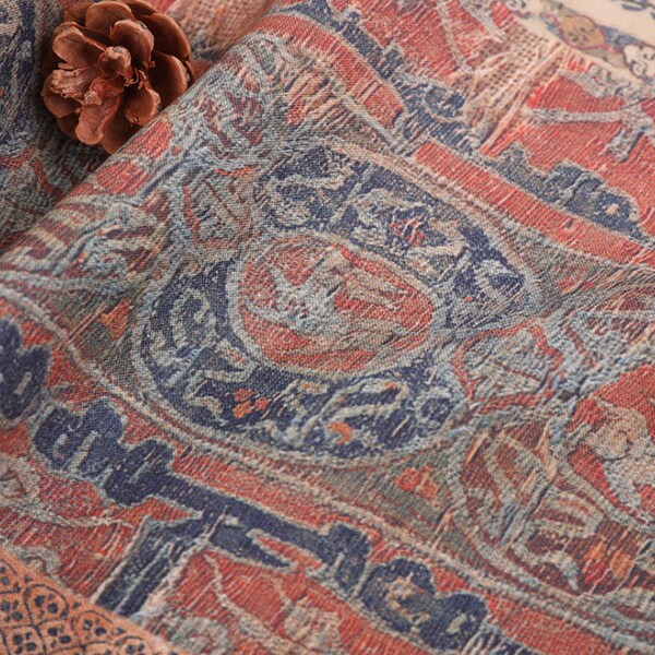 Printed Linen Fabric - Etsy