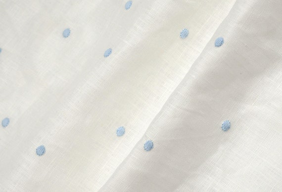 Fabric Embroidery embroidered linen fabric by the yard Visual Arts etna ...