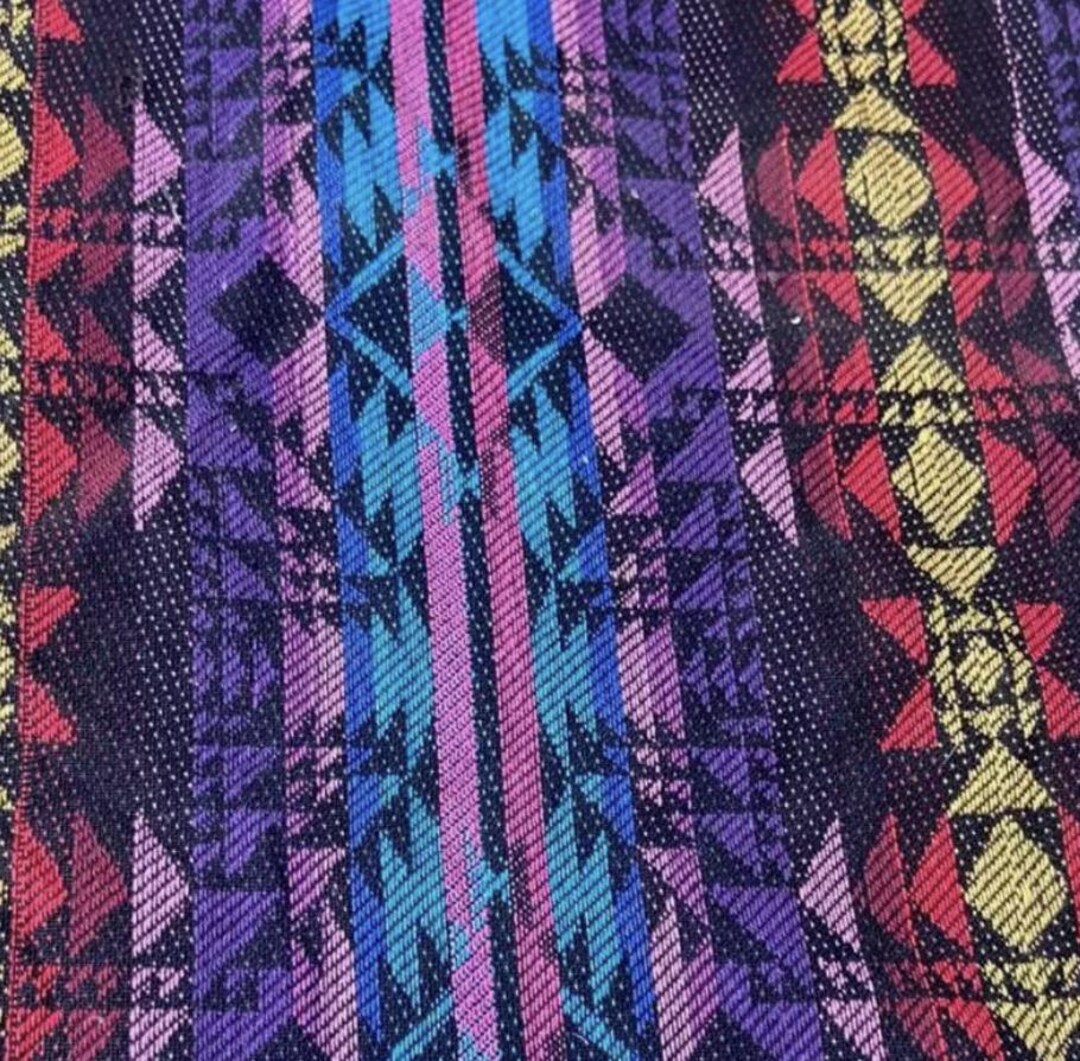 Aztec Jacquard Wool Blends Fabric by the Yard - Etsy